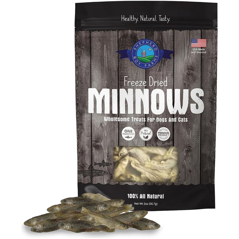 Shepherd Boy Farms Freeze-dried Minnows 3oz – Decker's Dog + Cat