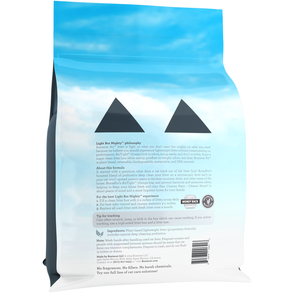 BoxiePro Air™ Lightweight Deep Clean, Probiotic Clumping Litter 11.5 l ...