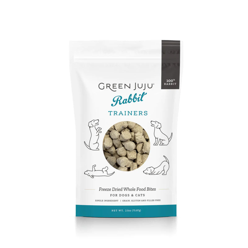 Green Juju: Whole Food Bites - Rabbit Trainers 2.5oz – Decker's Dog + Cat