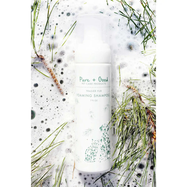 Pure + Good: Foaming Shampoo - Fraiser Fir 7oz – Decker's Dog + Cat